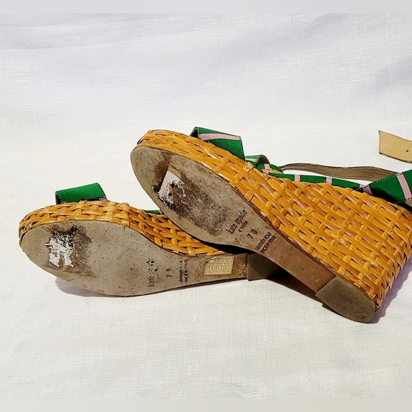 kate spade | Shoes | Kate Spade Cabana Wedge Wicker Sandals | Poshmark